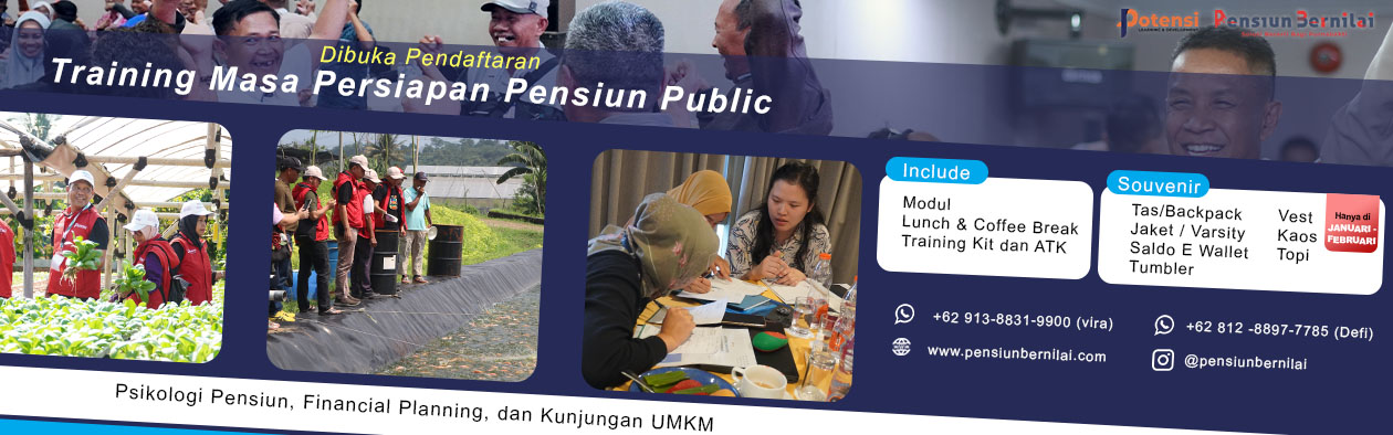 Pelatihan Masa Persiapan Pensiun Karyawan, Kelas Publik 2025